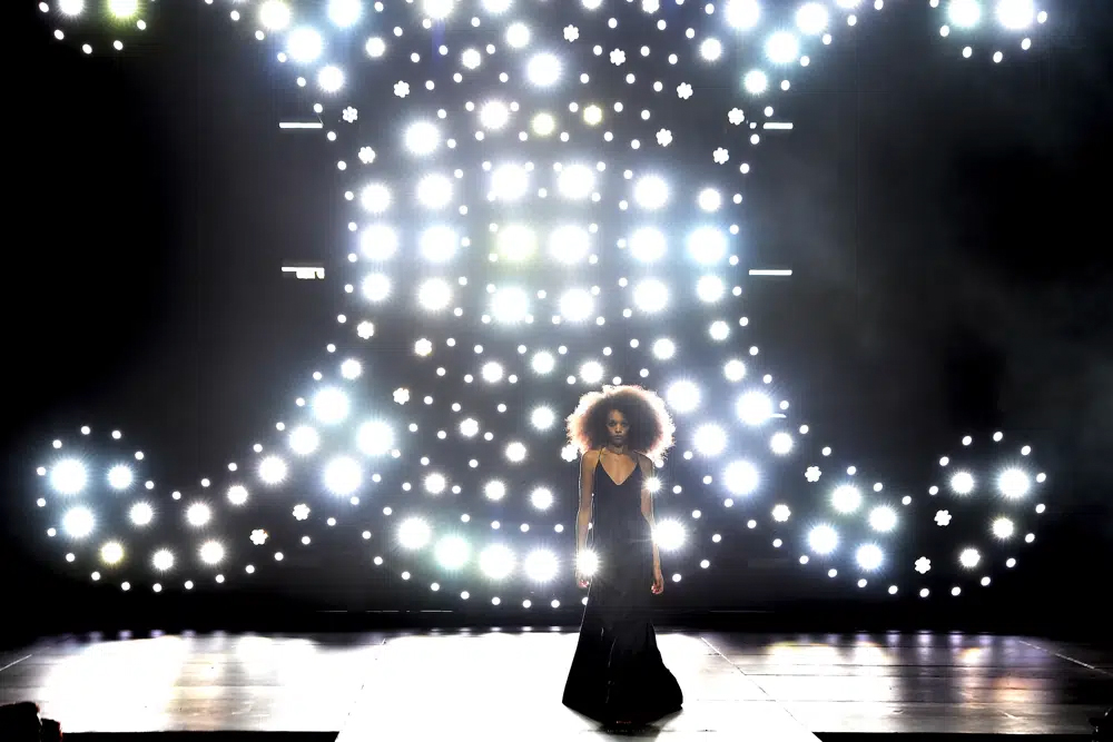 Celine Brings Rock Into Hollywood Fashion Show | About Her