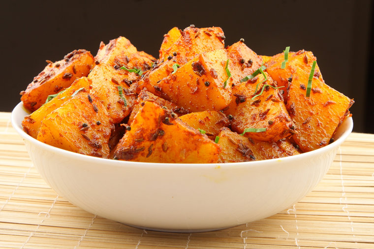 Spicy Potatoes | Abouther Kitchen