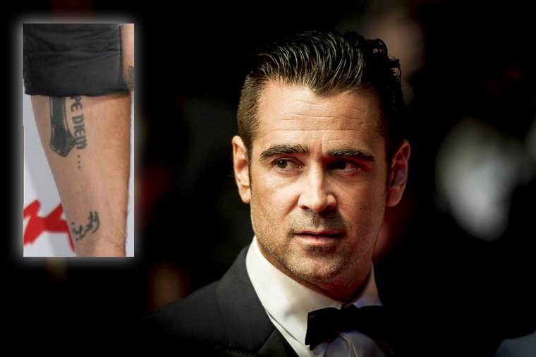Colin Farrell Tattoo